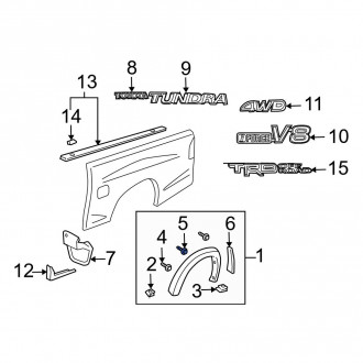 Toyota 4Runner OEM Doors & Parts | Shells, Panels, Armrests — CARiD.com