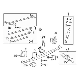 Toyota Tundra Replacement Leaf Springs & Components - CARiD.com