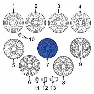 Toyota Tundra OEM Wheels | Original Steel & Alloy Wheels — CARiD.com
