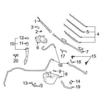 Toyota Tundra Washer Nozzles & Parts — CARID.com