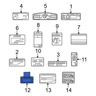 Toyota Corolla Cross Interior Brackets & Hardware — CARiD.com