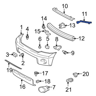Toyota Sequoia OEM Bumpers | Genuine Front & Rear Bumpers — CARiD.com