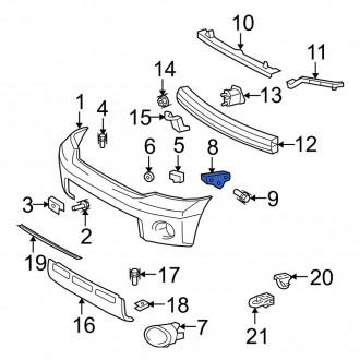 Toyota Sequoia OEM Bumpers | Genuine Front & Rear Bumpers — CARiD.com
