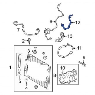 Toyota OEM A/C & Heating Parts | Systems, Compressors — CARiD.com