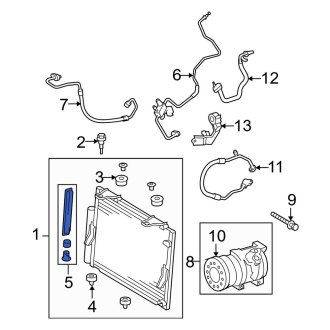 Toyota FJ Cruiser OEM A/C & Heating Parts | Systems, Compressors ...