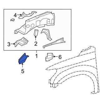 Toyota Tundra Replacement Fender Seals | Front & Rear — CARiD.com