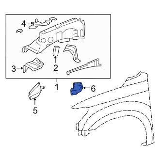 Toyota Tundra Replacement Fender Seals | Front & Rear — CARiD.com
