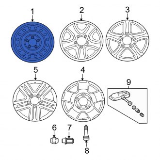 Toyota Tundra OEM Wheels | Original Steel & Alloy Wheels — CARiD.com