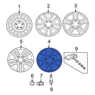 Toyota Tundra Factory Steel Wheels — CARiD.com
