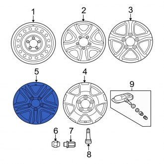 Toyota Tundra Factory Steel Wheels — CARiD.com