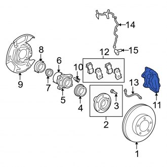 Toyota Tundra OEM Brake Parts - Pads, Bleeders, Rotors | CARiD