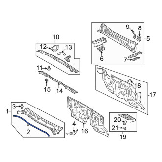 Toyota Sequoia Hood Weatherstripping Seals — CARiD.com