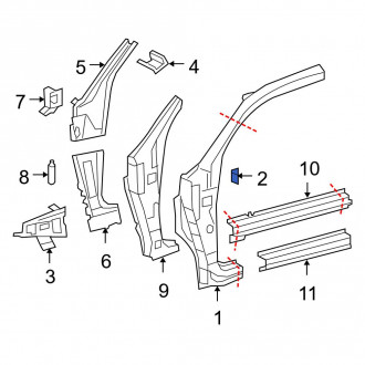 Toyota Tacoma Chassis Frames & Body Parts — CARiD.com