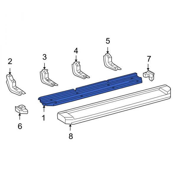 Toyota OE 517710C030 - Running Board