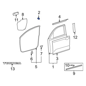 Toyota Venza OEM Doors & Parts | Shells, Panels, Armrests — CARiD.com
