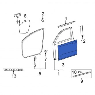 Toyota Tundra Replacement Door Shells & Skins | CARiD