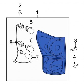 Toyota Tundra OEM Tail Lights | LED, Fiber Optic — CARiD.com