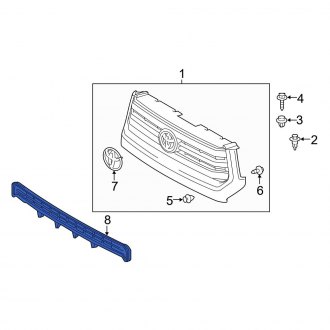 Toyota Tundra OEM Grilles | Factory Billet & Mesh Grilles — CARiD.com