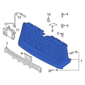 Toyota Tundra OEM Grilles | Factory Billet & Mesh Grilles — CARiD.com