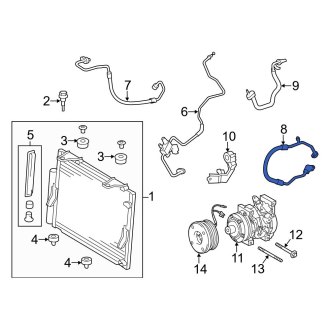 Toyota Tundra OEM A/C & Heating Parts | Systems, Compressors — CARiD.com