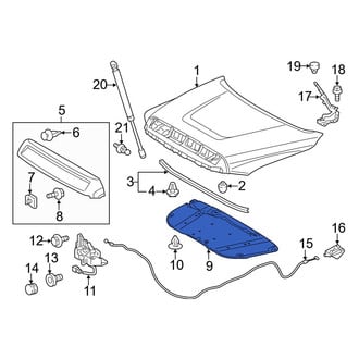 2017 Toyota Tundra Hood Insulation