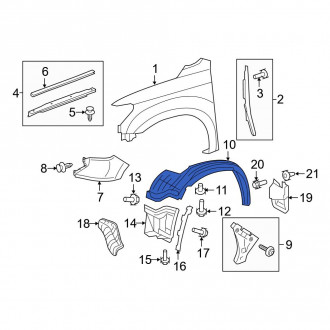 Toyota Tundra Inner Fenders - Wells, Liners, Shields | CARiD