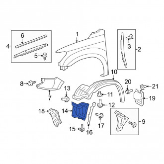 Toyota Tundra Inner Fenders - Wells, Liners, Shields | CARiD