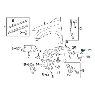 Toyota Tacoma Fender Support Braces & Hardware — CARiD.com