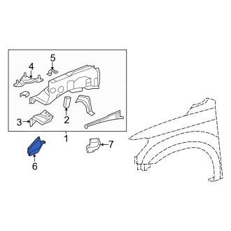 Toyota Tundra Replacement Fender Seals - Front & Rear | CARiD
