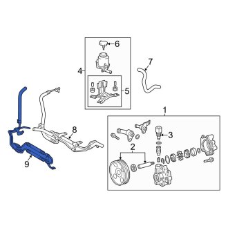 Toyota Power Steering Cooling - Coolers, Lines & Brackets | CARiD