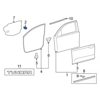 Toyota Sequoia OEM Trunks & Parts | Lids, Rear Panels — CARiD.com