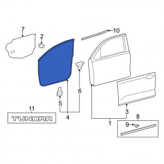 Toyota Tundra Door Seals & Weatherstripping – CARiD.com