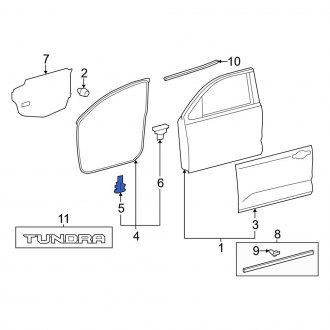 Toyota Tundra OEM Doors & Parts | Shells, Panels, Armrests — CARiD.com