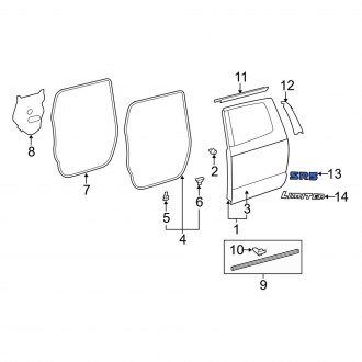 Toyota Sequoia OEM Doors & Parts | Shells, Panels, Armrests — CARiD.com
