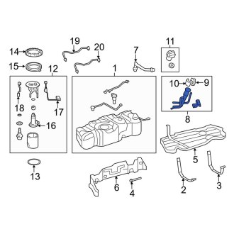 Toyota OEM Fuel System Parts | Pumps, Lines, Injectors — CARiD.com