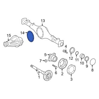 Toyota Land Cruiser Axle Assemblies | Front & Rear — CARiD.com