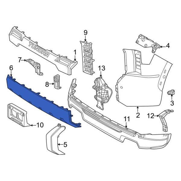 Toyota OE 539110C100 - Front Valance Panel