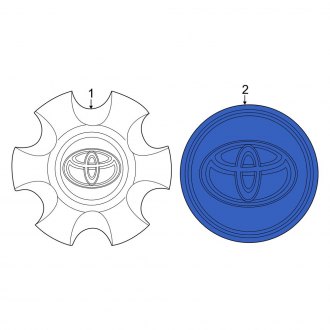 Toyota Tundra OEM Wheel Center Caps | Emblems, Logos — CARiD.com