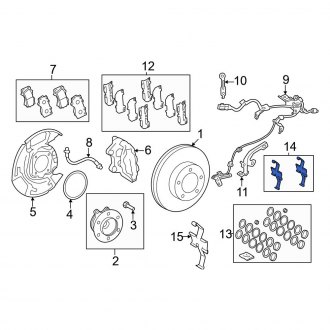 Toyota Tundra OEM Brake Parts - Pads, Bleeders, Rotors | CARiD
