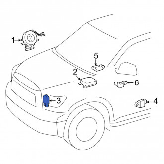 Toyota Corolla Cross Air Bag Parts - Sensors, Modules, Clocksprings | CARiD