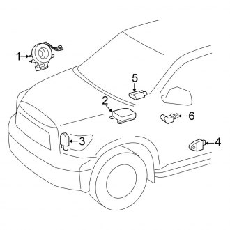 2025 Toyota Tundra Air Bag Parts - Sensors, Modules | CARiD