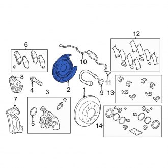 Toyota Tundra Brake Dust Shields & Backing Plates | CARiD