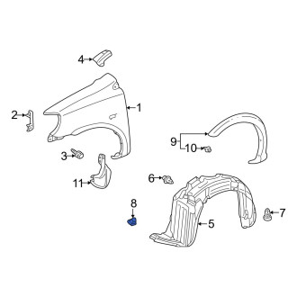 Toyota OEM Header Panels & Parts | Support Bars, Panels — CARiD.com