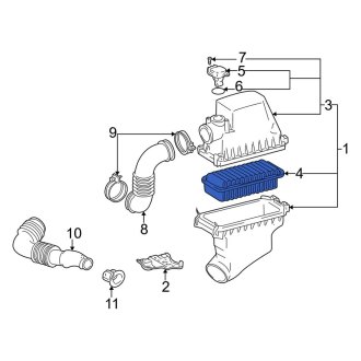 Toyota OEM Air Intake Parts | Filters, Manifolds — CARiD.com