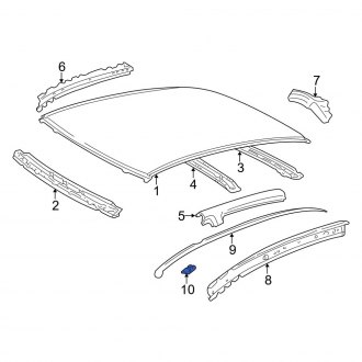 Toyota Matrix OEM Roofs & Parts | Panels, Drip Rails — CARiD.com