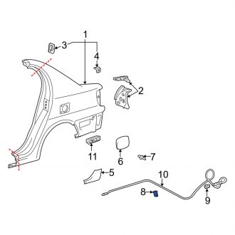 Toyota 4Runner OEM Quarter Panels & Parts - Rear & Front | CARiD