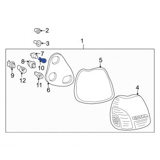 Toyota Land Cruiser OEM Tail Lights | LED, Fiber Optic — CARiD.com