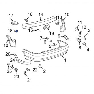 Toyota Echo OEM Bumpers | Genuine Front & Rear Bumpers — CARiD.com