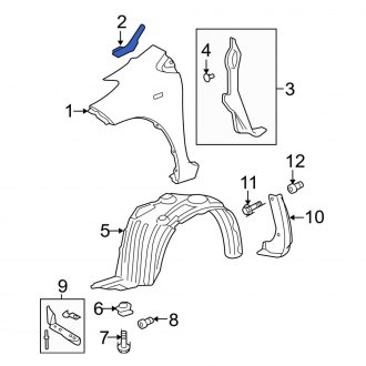 Replacement Fender Seals - Front & Rear | CARiD