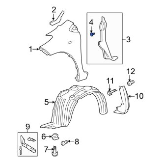 Toyota bZ4X OEM Exterior & Body Parts — CARiD.com